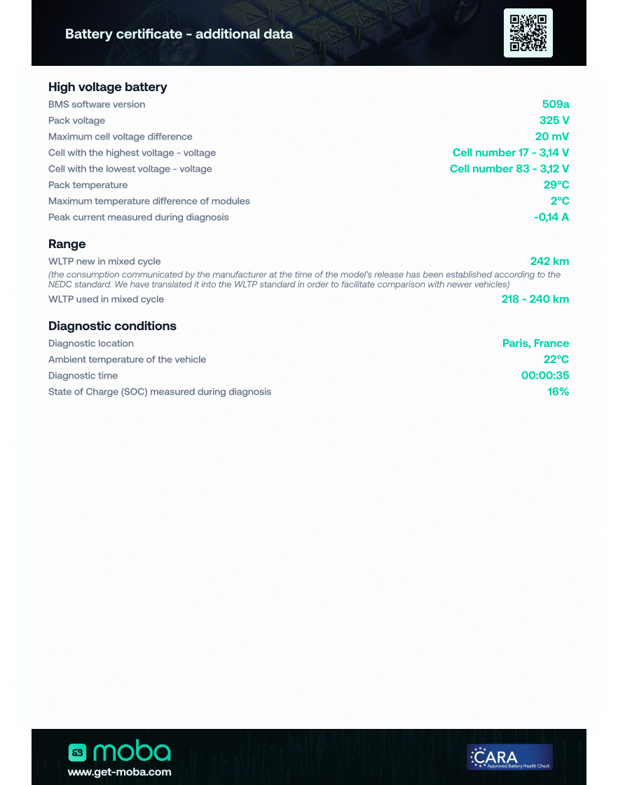 Certify your battery - Moba